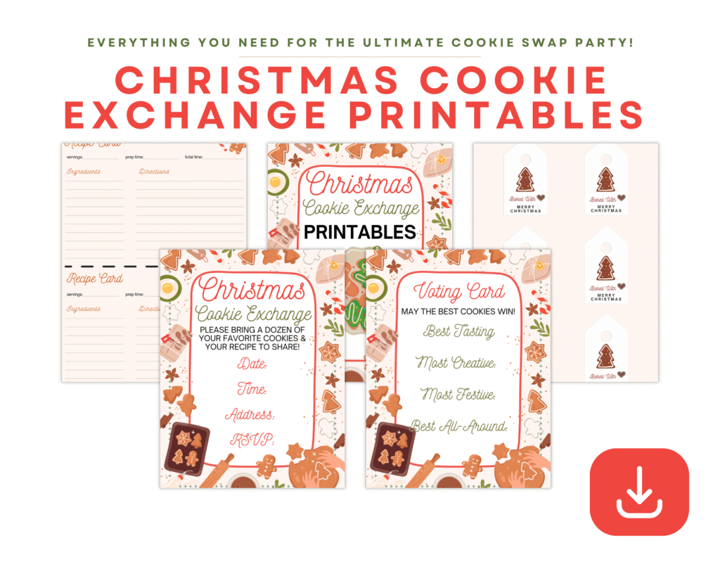 Christmas Cookie Exchange Printables – shop.mommalew.com
