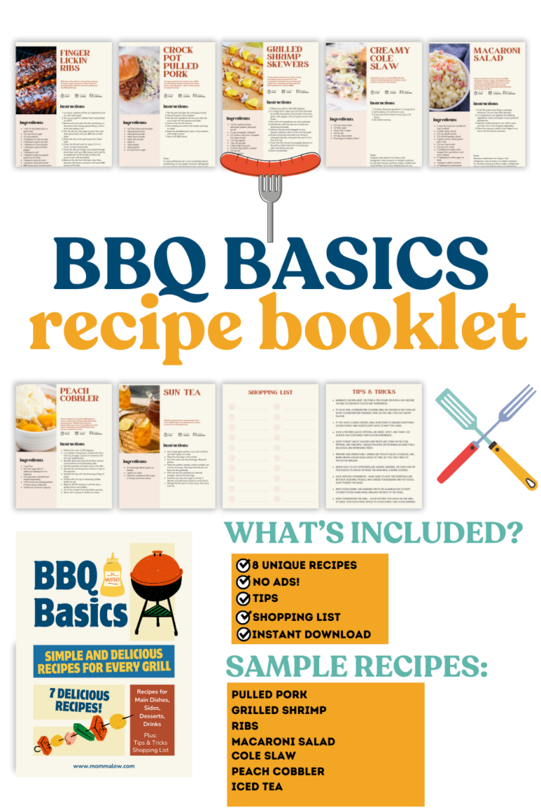 BBQ Basics Recipe Booklet – shop.mommalew.com