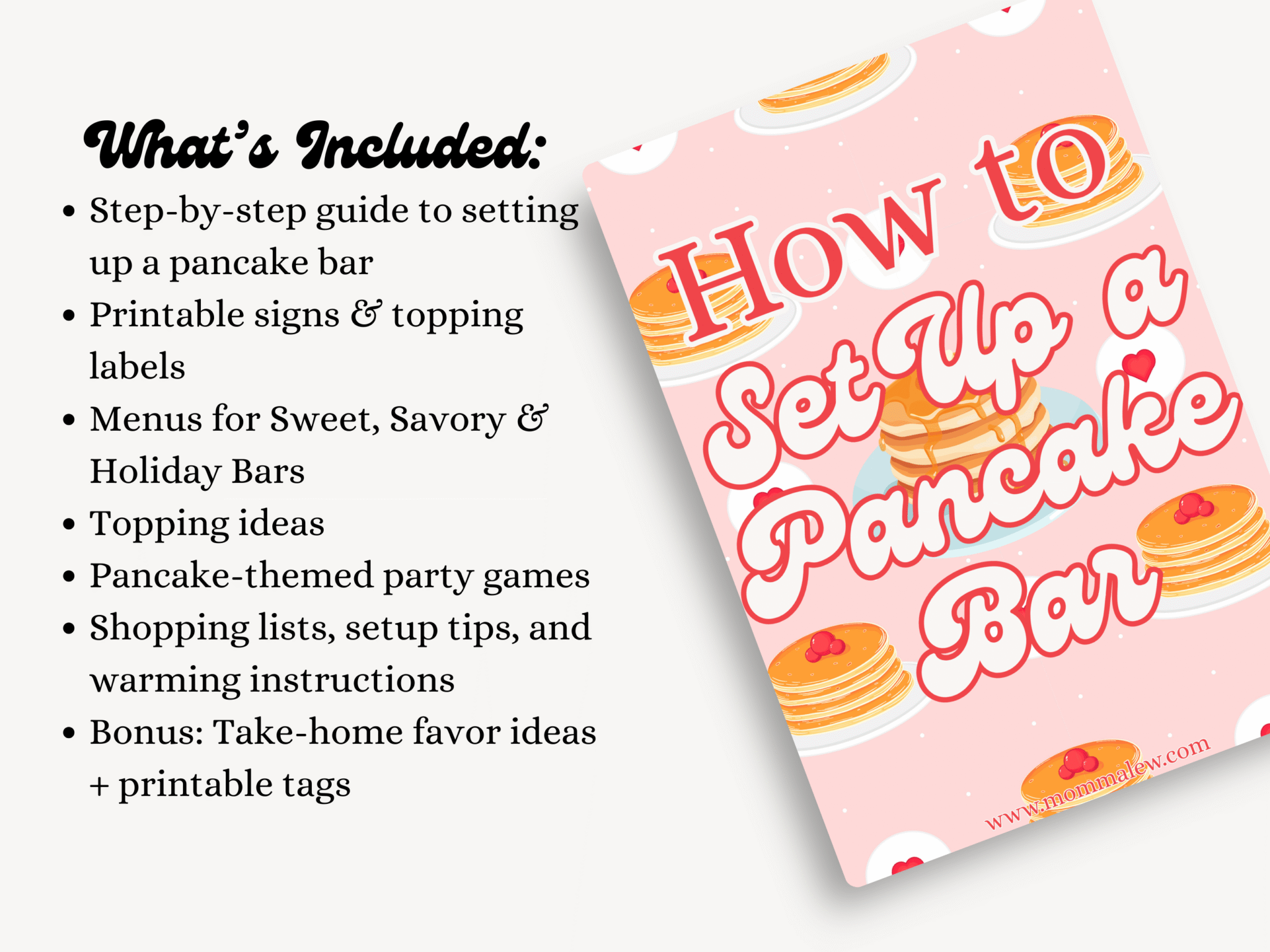 The Ultimate Pancake Bar Party Kit – shop.mommalew.com